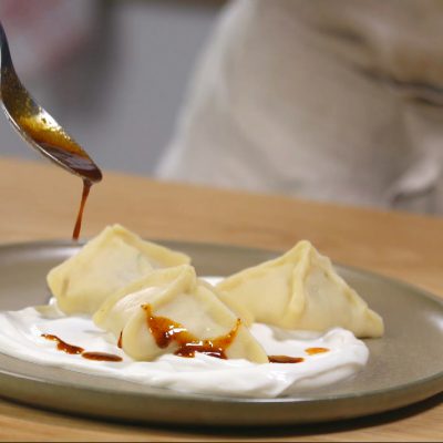 Manti con yogurt e burro alla paprika | Panasonic Experience Fresh