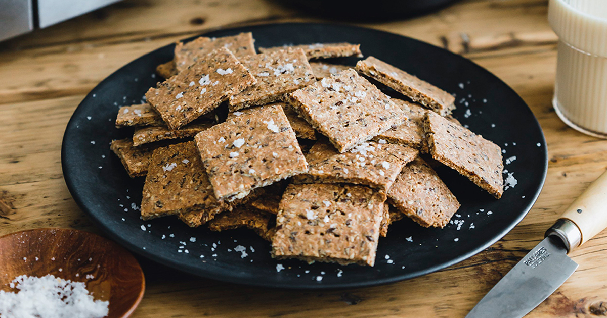 Okara-crackers recept | Panasonic Experience Fresh