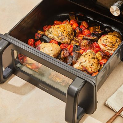 Chicken alla Norma Tray Bake Recipe | Panasonic Experience Fresh